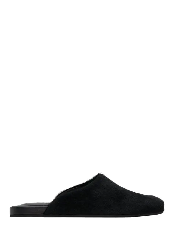 ANCIENT GREEK SANDALS Round-toe Mules - Black