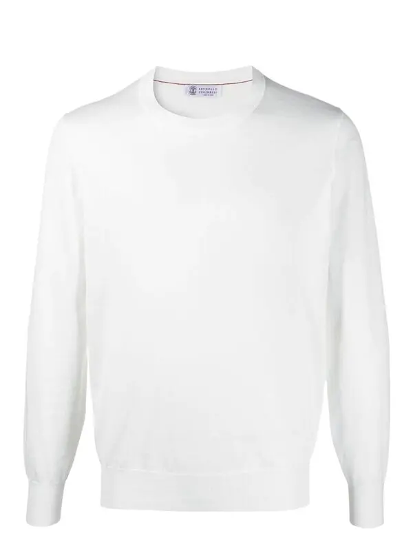 Brunello Cucinelli Crewneck Sweater - White