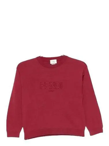 Fendi Virgin Wool Sweater - Red