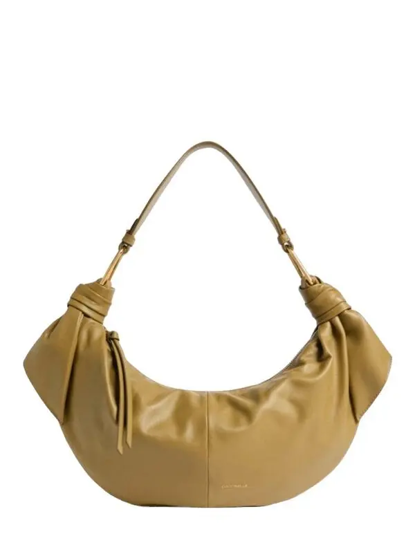 COCCINELLE Furoshik Knotted Medium Shoulder Bag - Green