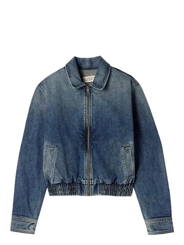NILI LOTAN Classic Denim Jacket - Mid Denim