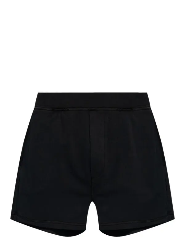 Dsquared2 Logo Print Track Shorts - Black
