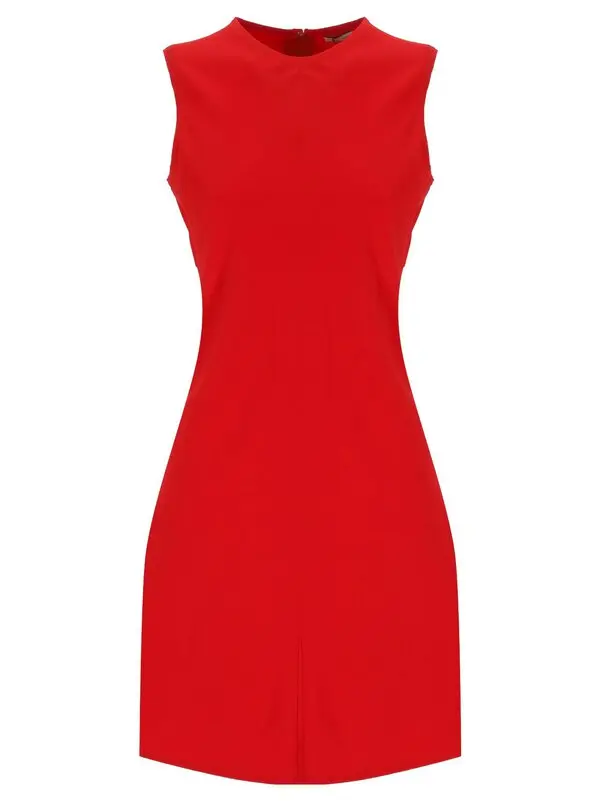 Ami Straight Short Dress - Red