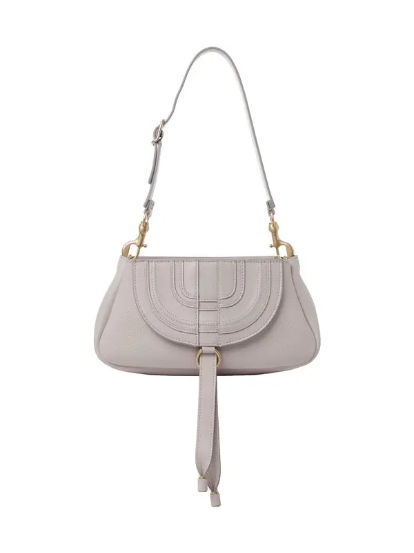 Chloé Marcie Shoulder Bag - Gray