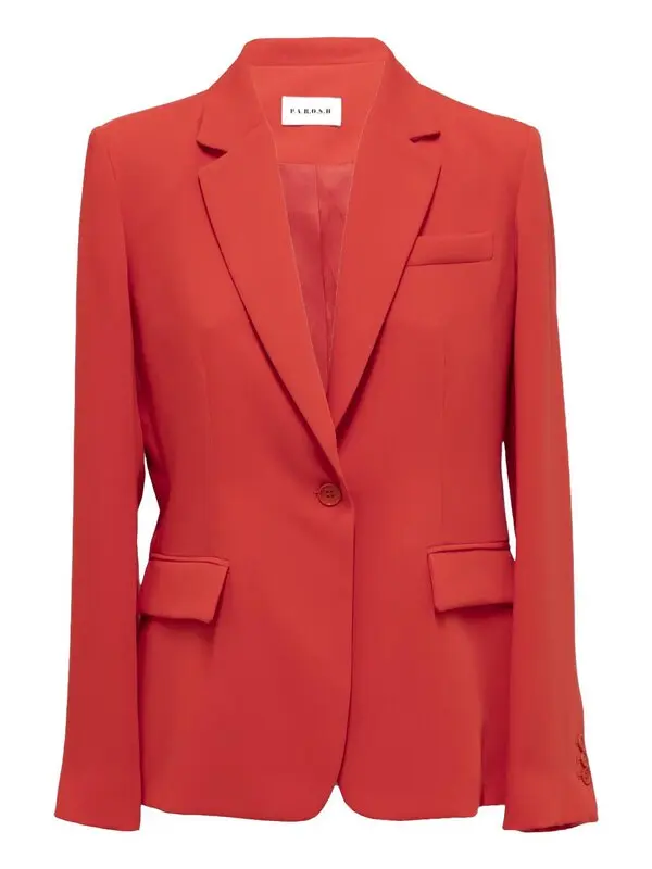 P.a.r.o.s.h Single-breasted Tailored Blazer - Red