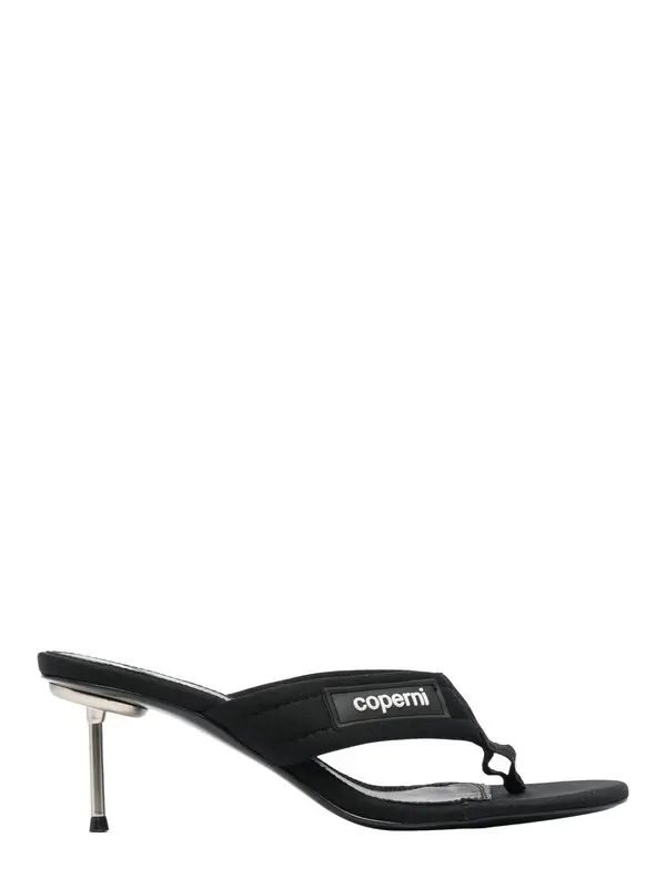 Coperni Open-toe Logo Muller Sandals - Black