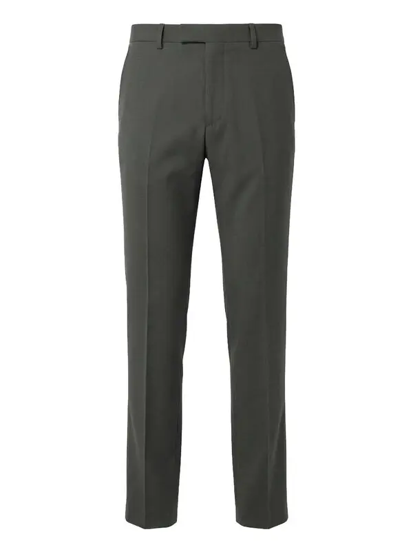 Gucci Heavy Satin Tailored Trousers - Stone Grey