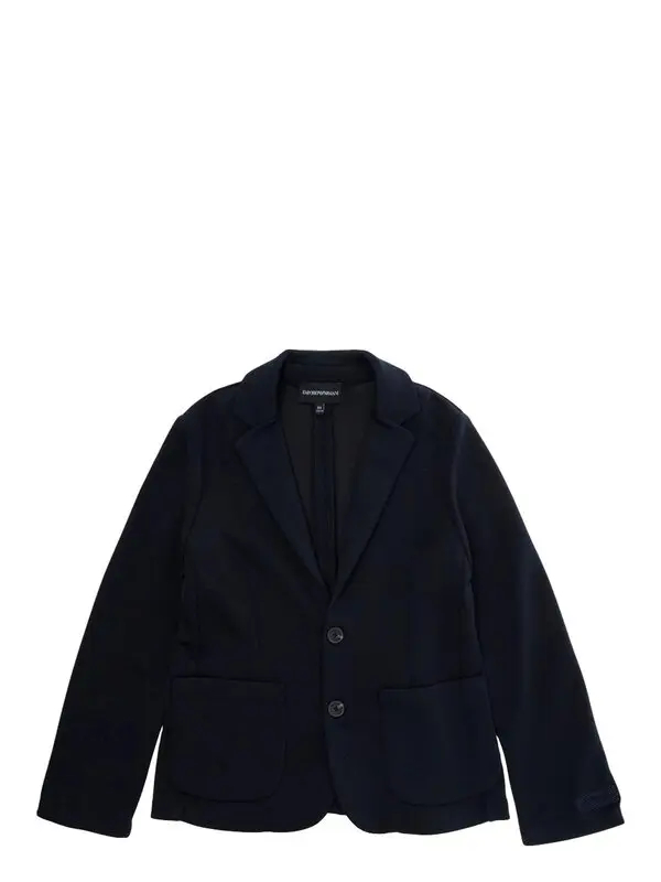 Emporio Armani Single-breasted Blazer - Black