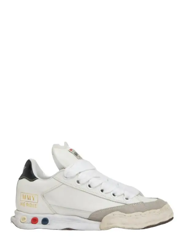 Mihara Yasuhiro Herbie Puffer Lace-up Sneakers - White