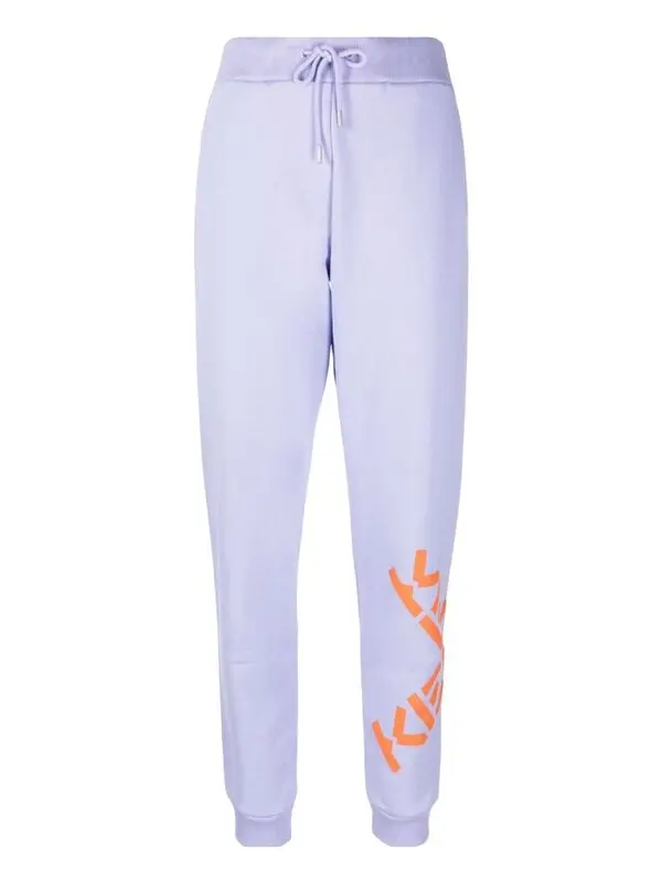 Kenzo Logo Track Pants - Purple