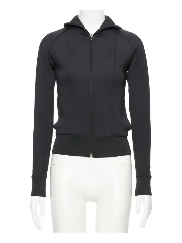 Valentino Garavani Vlogo Embossed Zip-up Hoodie - Black