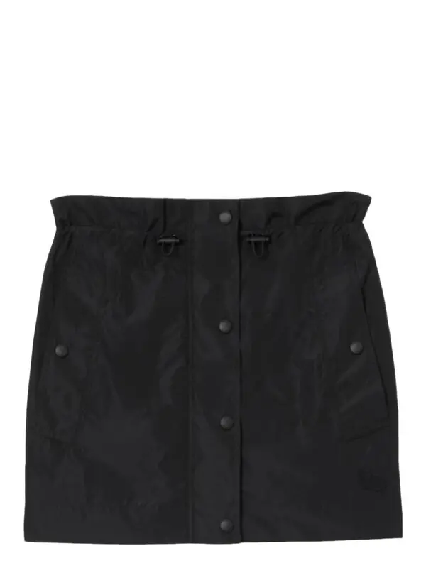 Burberry High Waist Mini Skirt - Black