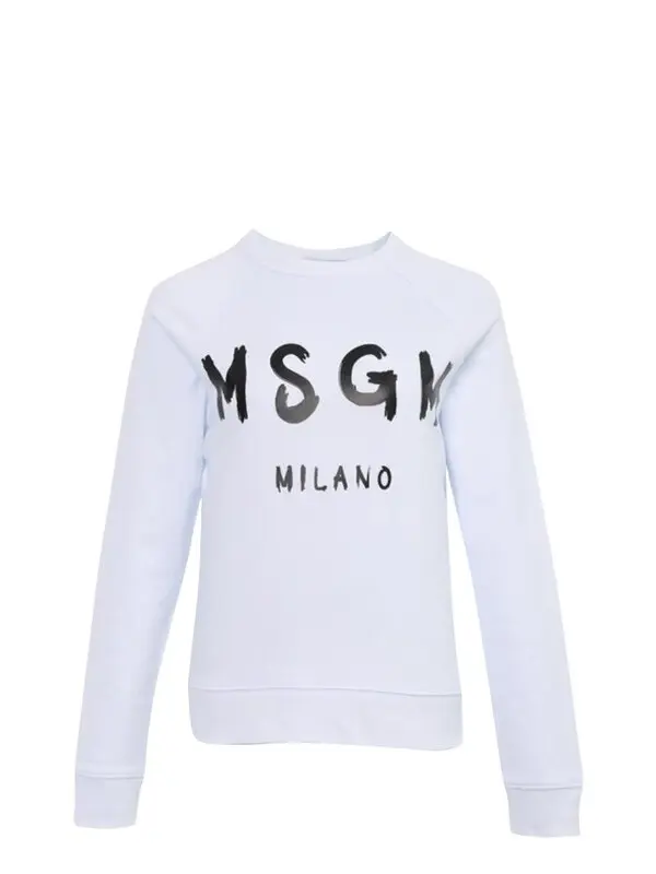 MSGM Logo Hoodie - White