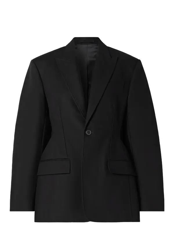 Wardrobe.NYC Single-breasted Blazer - Black