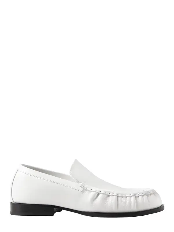 Dries Van Noten Round Toe Loafers - White