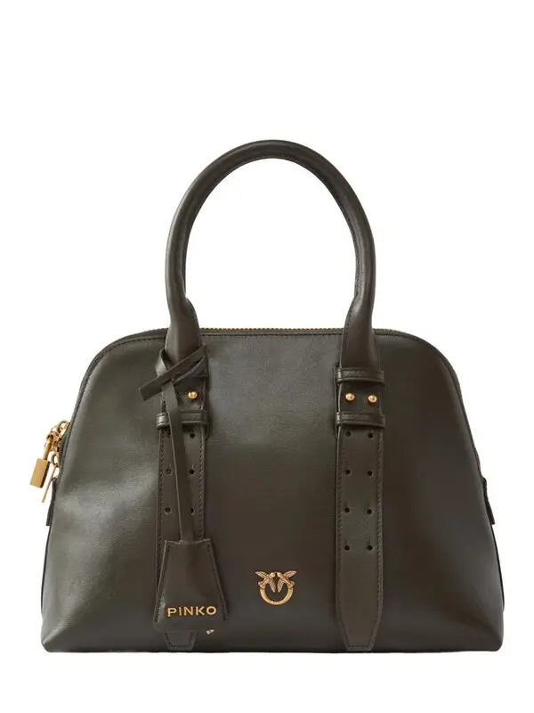 Pinko Medium Bowling Handbag - Black