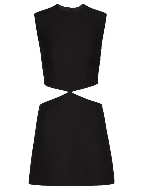 Valentino Garavani Sleeveless Cut-out Mini Dress - Black