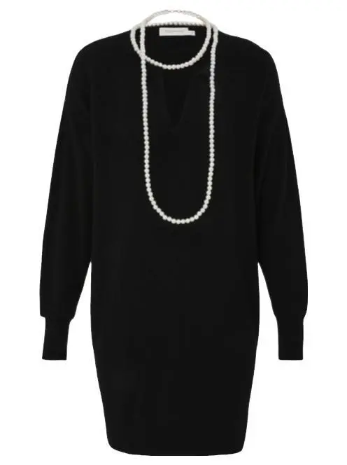 Zimmermann Crush Knitted Mini Dress - Black