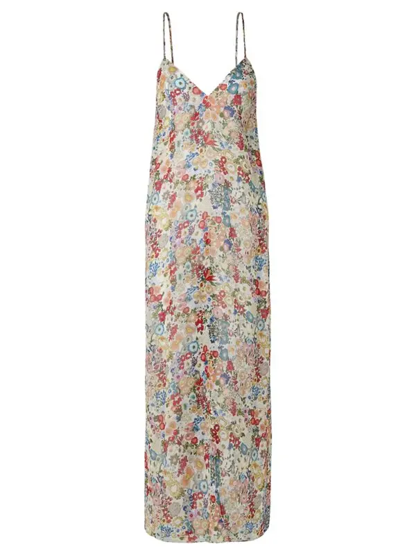 Khaite Taja Floral Maxi Dress - Multi-color