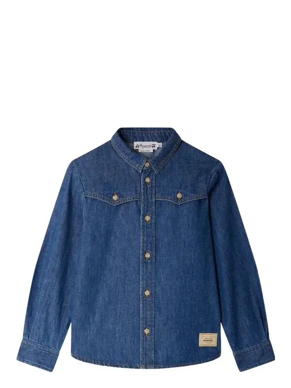 Bonpoint Jared Denim Shirt - Blue