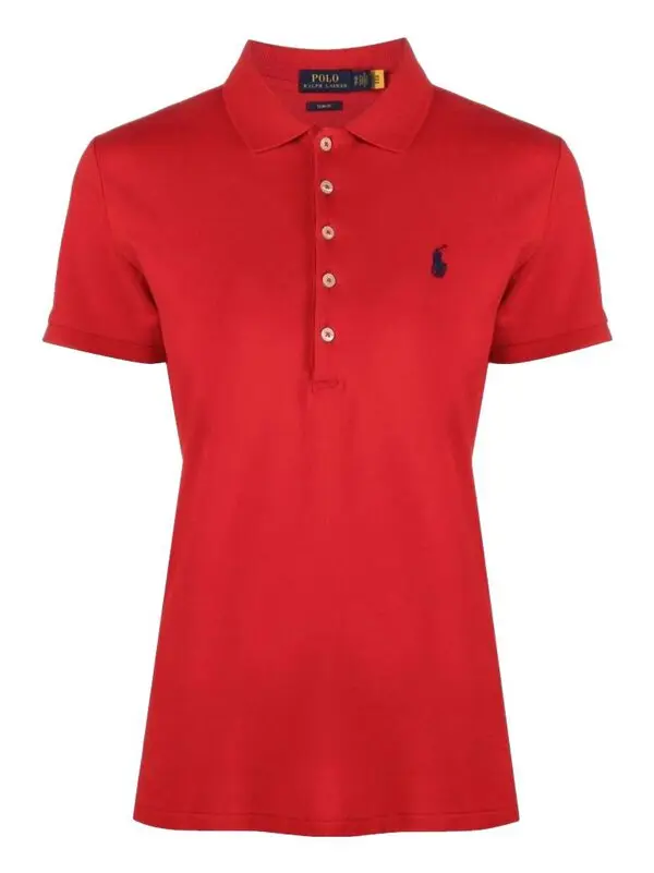 Polo Ralph Lauren Slim Fit Stretch Polo Shirt - Red