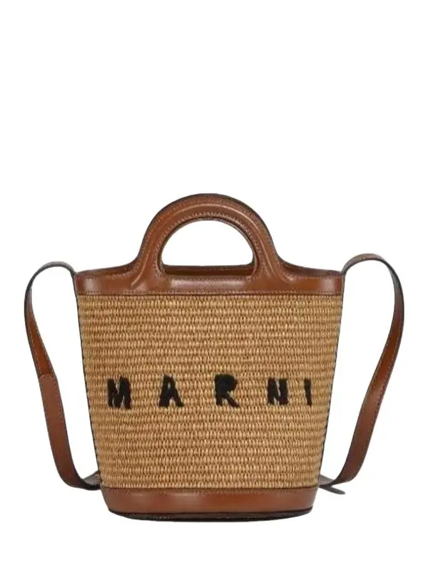Marni Tropicalia Small Bucket Bag - Brown