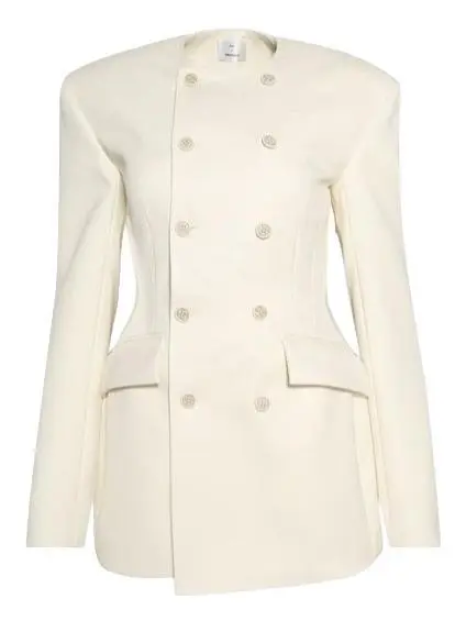 Wardrobe.NYC Rosie Huntington-whiteley Blazer Dress - White