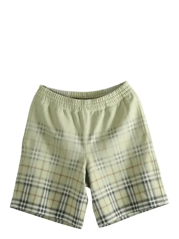 Burberry Gradient Check Bermuda Shorts - Nude