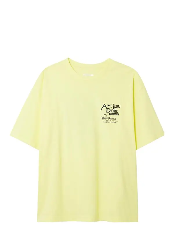 Aimé Leon Dore Short Sleeve T-shirt - Yellow