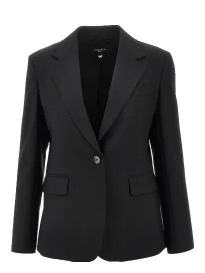 Max Mara Single-breasted Blazer - Black