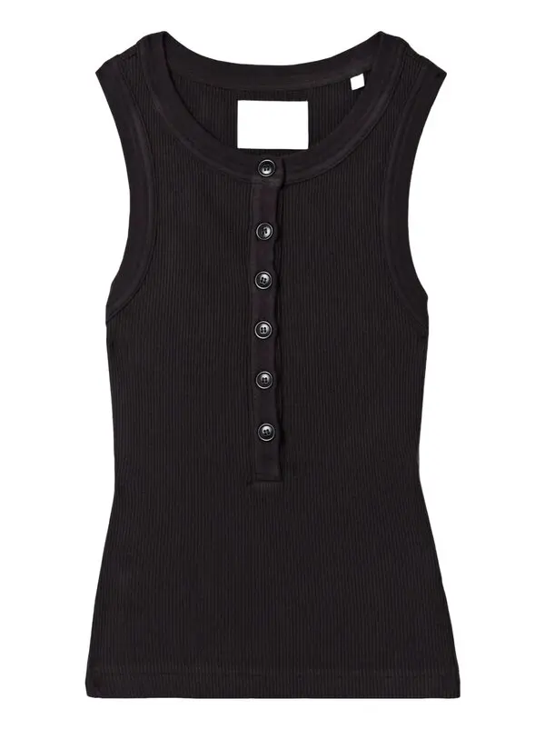 Citizens Of Humanity Caralyn Ribbed Jersey Tank - Dark Brown