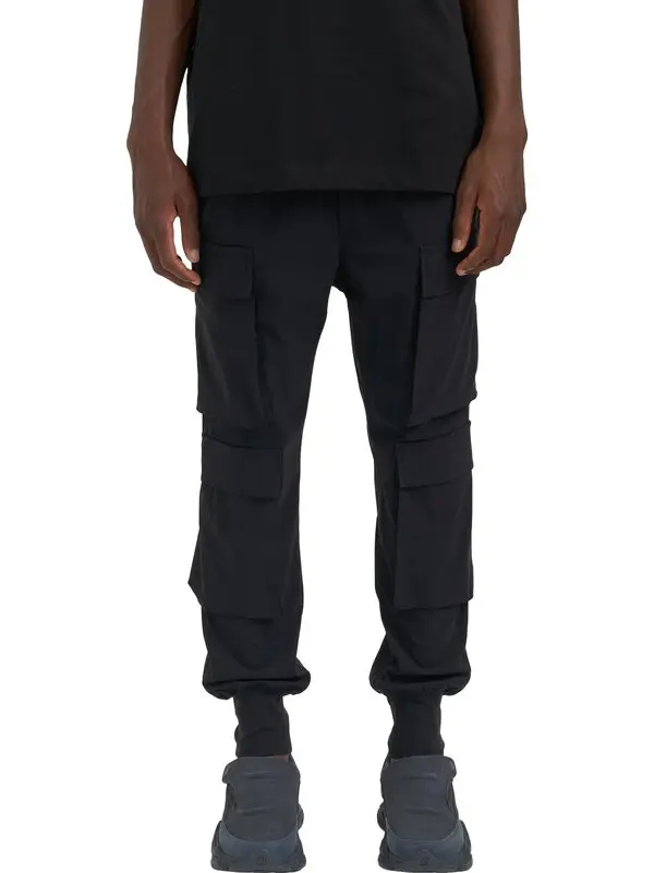 THOM KROM Pantalone Cargo Jogger - Black