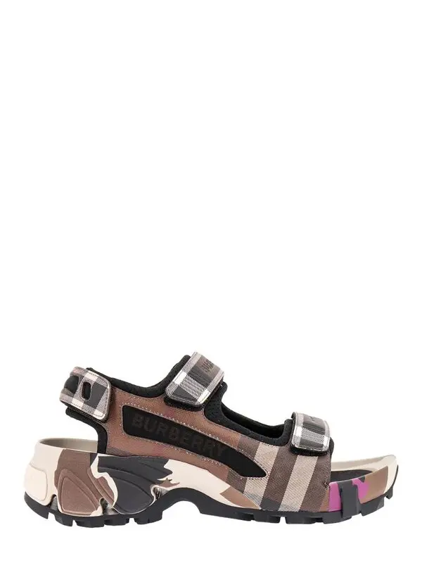 Burberry Arthur Check-pattern Sandals - Multi-color