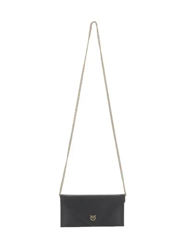 Pinko Love Birds Mini Crossbody Bag - Black