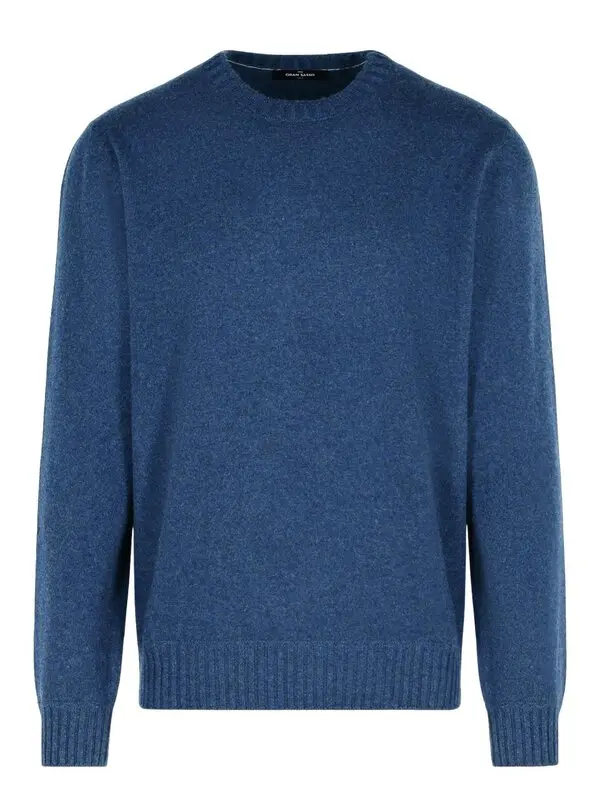 GRAN SASSO Crew Neck Sweater - Blue