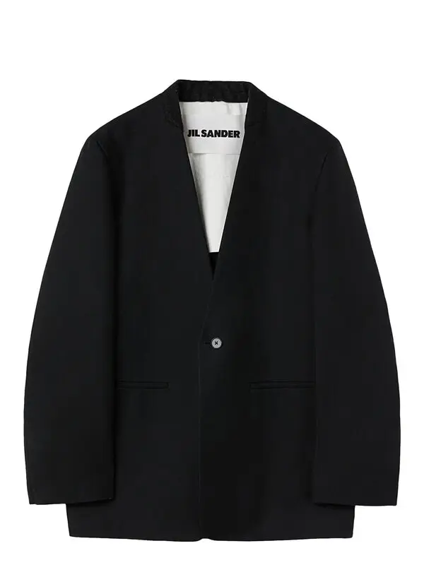 JIL SANDER Deconstructed Jacket - Black