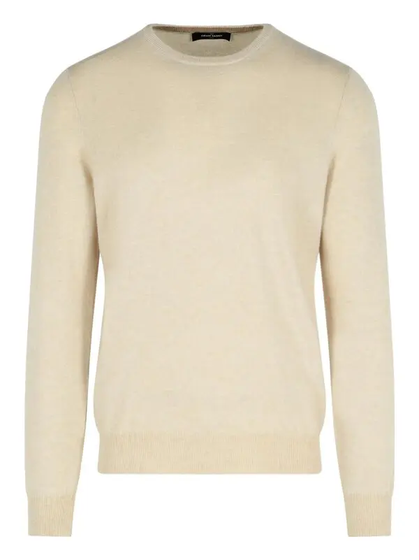 GRAN SASSO Crew Neck Sweater - Nude