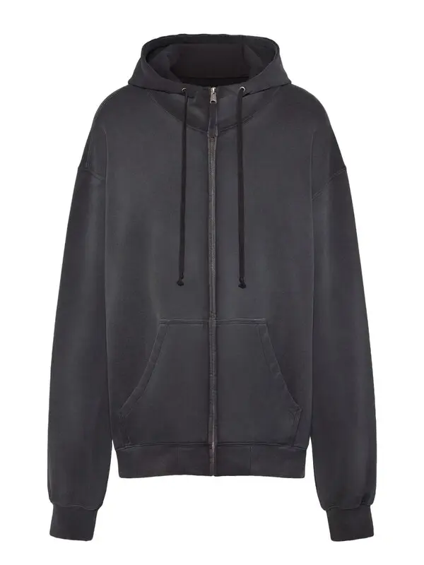 MAISON MARGIELA Numeric Logo Hoodie - Black