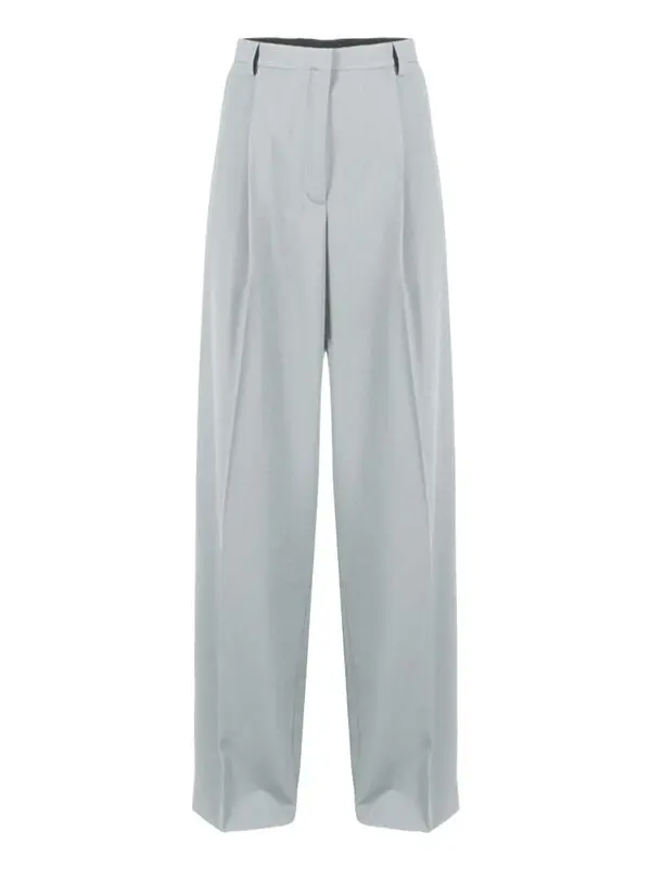 Dries Van Noten High-waist Pleat Detailed Pants - Gray