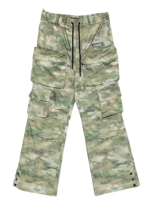 Amiri Camouflage Print Cargo Trousers - Nude