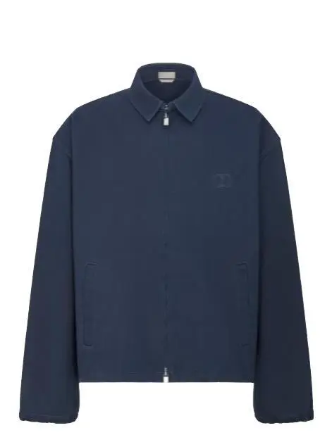 Dior Cd Icon Zipped Jacket - Blue