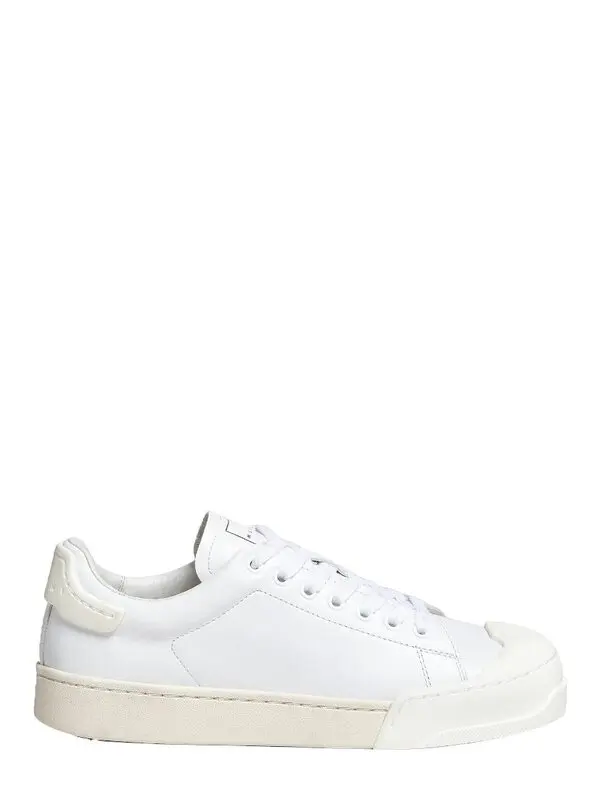 Marni Dada Bumper Sneaker In Leather - White