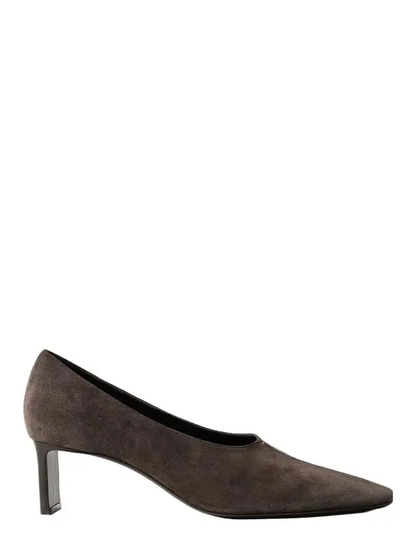 Khaite Cecilia Suede High Heels - Brown