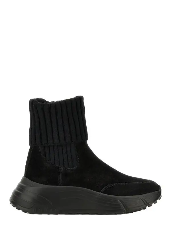 Hogan 65mm Ribbed Chelsea Boots - Black
