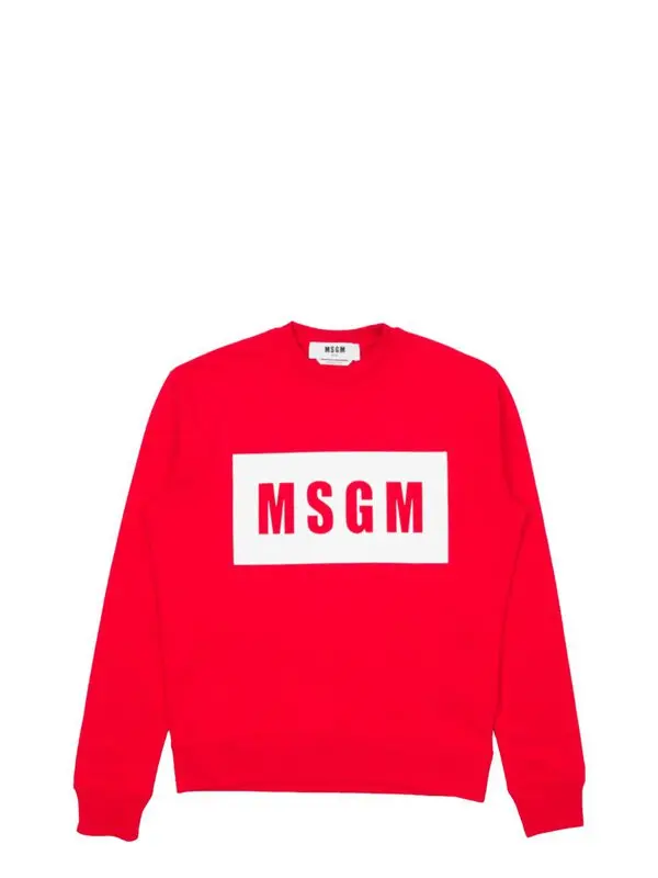 MSGM Logo Sweatshirt - Red