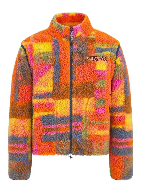 Dior Lewis Hamilton Zip-up Jacket With Removable Sleeves - Multicolor