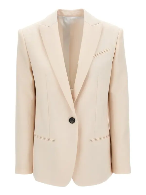 Philosophy Di Lorenzo Serafini Stretch Wool Suit Coat - Nude