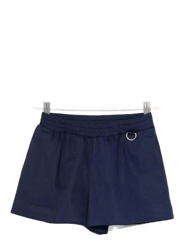 Fendi Elasticated Waist Pouch Detail Shorts - Blue