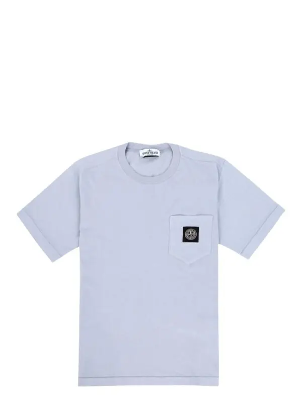 Stone Island Short-sleeve T-shirt With Pocket Detail - Lavender