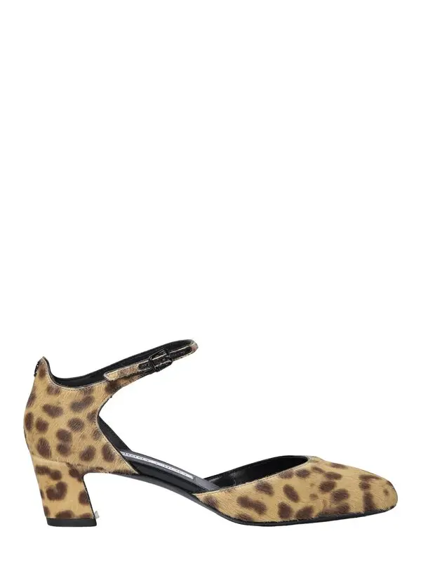 JIMMY CHOO Pixie Ankle Strap Mary Jane Pumps - Brown